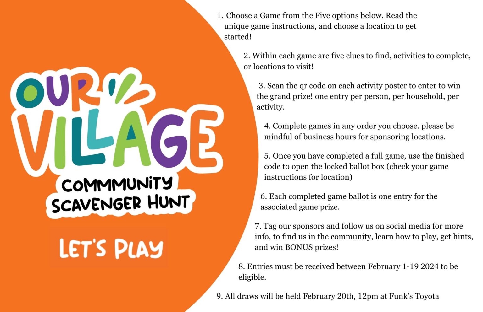 COMMUNITY SCAVENGER HUNT – Steinbach Family Resource Centre